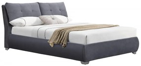 HALMAR Čalouněná postel Bridget 160x200 šedá