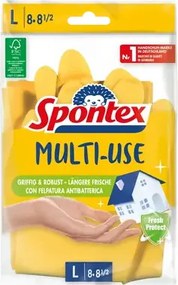 Spontex Multi-Use (Velikost 8-8,5) / Ochranné rukavice na úklid / Přír