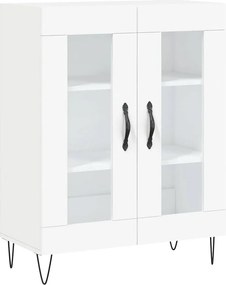 Skříň highboard bílá 69,5 x 34 x 180 cm kompozitní dřevo 3189309