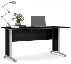 FALCO Psací stůl Office 80400/71 černá/silver grey