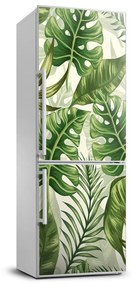 Wallmuralia Fototapeta na ledničku Tropické listí 60x180 cm