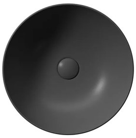 GSI Pura Umyvadlo na desku 42 cm, matná černá 885126