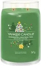 Yankee Candle Signature Shimmering Christmas Tree 567g - svíčka velká