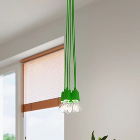 Sollux Lighting Závěsné svítidlo DIEGO 3 zelené