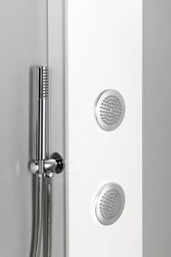 Sapho, SPIRIT ROUND termostatický sprchový panel nástěnný, 250x1550mm, bílá