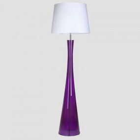 4concepts Luxusní stojací lampa SIENA LAVENDER Barva: Bílá