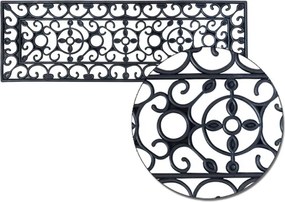 Gumová rohožka VICTORY 74,4x25,2 cm černá
