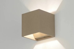 Nástěnné designové béžové svítidlo do chodby Taupe 4Bloq