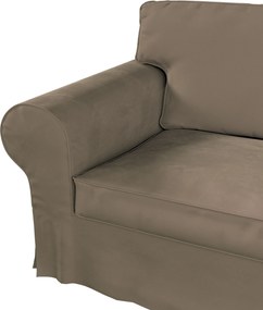Potah na pohovku IKEA Ektorp 2-místná s lenoškou barva béžová látka lesklé, sametová