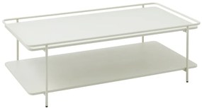 Světle šedý kovový konferenční stolek 55x110 cm Yuba – Unique Furniture