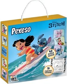 JIRI MODELS Pexeso Lilo  Stitch / 48 kartiček / s omalovánkou