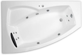 Arttec Thaleila Surf 160 x 105 cm vana hydromasážní akrylátová levá PAN04404