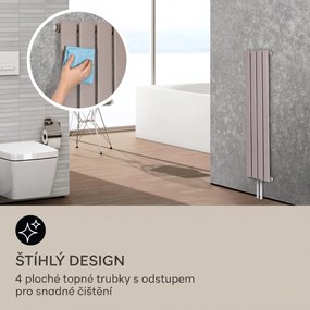 Blumfeldt Ontario 120 x 30 radiátor 1/2" boční připojení, nástěnná instalace, 380 wattů