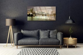 Plexisklo-obraz Město Most Architektura 100x50 cm