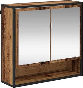 Sada koupelnového nábytku 4 ks Staré dřevo 65 x 33 x 60 cm 3402542
