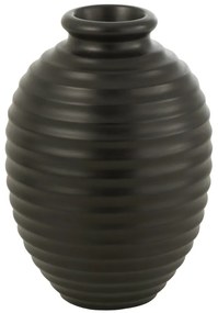 OnaDnes -20% Černá keramická váza J-line Poglar 52 cm