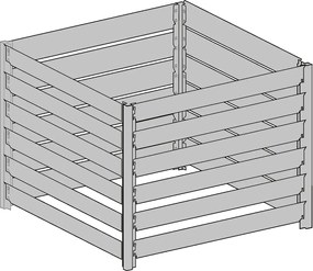 LANIT PLAST, s.r.o. kompostér LANITPLAST KURT K700 LG2646