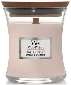 WoodWick – svíčka Vanilla & Sea Salt (Vanilka a mořská sůl) Velikost: velká 609 g