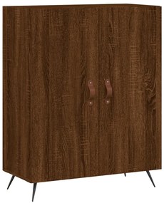 Skříň highboard hnědý dub 69,5 x 34 x 180 cm kompozitní dřevo - Default Title