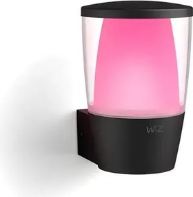 WiZ Elpas černé / Venkovní nástěnné svítidlo / LED / Wi-Fi / RGB / IP4