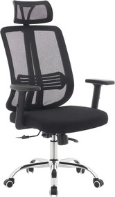 Ergonomická kancelářská židle APEX - černá síťovina / nosnost 150 kg