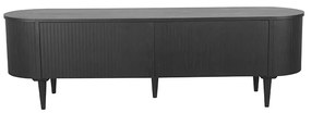 LABEL51 dřevěný TV stolek OLIVA 55x180 cm černý ME-70.057