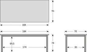 Doppler BERGAMO TOMBOLO antracit/béžová, 4+1