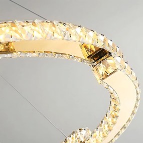 Toolight Toolight, LED závěsné osvětlení 60cm, 45W, 4000K, 2500lm, APP1771-CP, zlatá, OSW-04349