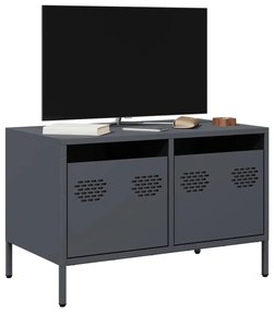 TV skříňka antracitová 68x39x43,5 cm ocel válcovaná za studena