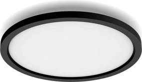 Philips Hue Aurelle - Chytré stropní LED svítidlo, průměr 40 cm, černá 929003597902
