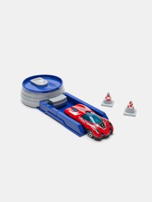 Sinsay - Závodní auto s vystřelovačem v plechovce - modrá