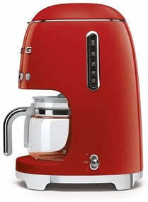 Kávovar na filtrovanou kávu 1,4l Smeg 50´s Retro Style, červený