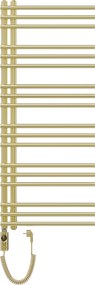 Mexen Neptun, elektrické topné těleso 1200 x 500 mm, 600 W, zlatá lesklá, W101-1200-500-2600-50