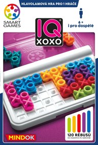 MINDOK HRA logická SMART IQ XOXO hlavolamy *SPOLEČENSKÉ HRY* mn249