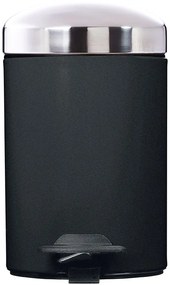 Rossignol SAS Pedálový odpadkový koš Rossignol Bonny 91010, 3 L, metal černý