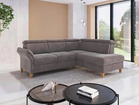 XXXLutz ROHOVÁ SEDAČKA, textil, šedohnědá Sit & More - Sedací soupravy - 00014402573J