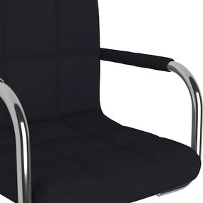 Jídelní židle černá textil 3087882