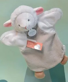 Doudou Plyšový maňásek ovečka 25 cm / od 0 let