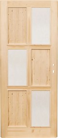 Hrdinka Interiérové dveře Jasmine E 60 cm Pravé