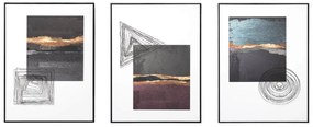 OnaDnes -20% Set tří obrazů Somcasa Stamp 80 x 60 cm