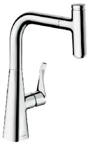 Hansgrohe Metris Select - Dřezová baterie s výsuvnou koncovkou, chrom 14857000