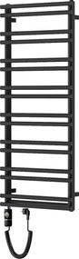 Mexen Saturn, elektrické topné těleso 1200 x 500 mm, 600 W, černá, W108-1200-500-2600-70