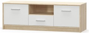 Casarredo Tv stolek 2D1S TIPS dub sonoma/bílá mat