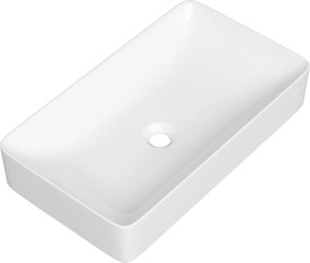 Gamma Sawa, umyvadlo na desku 620x355x115 mm, bílá lesklá, GMA-UC-SAWA