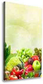 Wallmuralia Vertikální Foto obraz na plátně Zelenina a ovoce 50x100