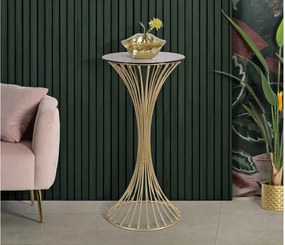 Designový odkládací stolek Xylander 50 cm zlatý