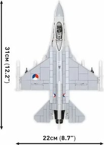 COBI 5896 Armed Forces F-16 AM Fighting Falcon / 425 kostek / 1 figurk
