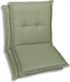 Go-De Textil Sada zahradních podsedáků Uni (nízká opěrka, 2 kusy, světle zelená)