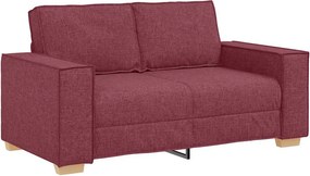 2dílná sedací souprava s poduškami vínová textil 3324694