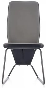 Jídelní židle Marta / černá a bílá